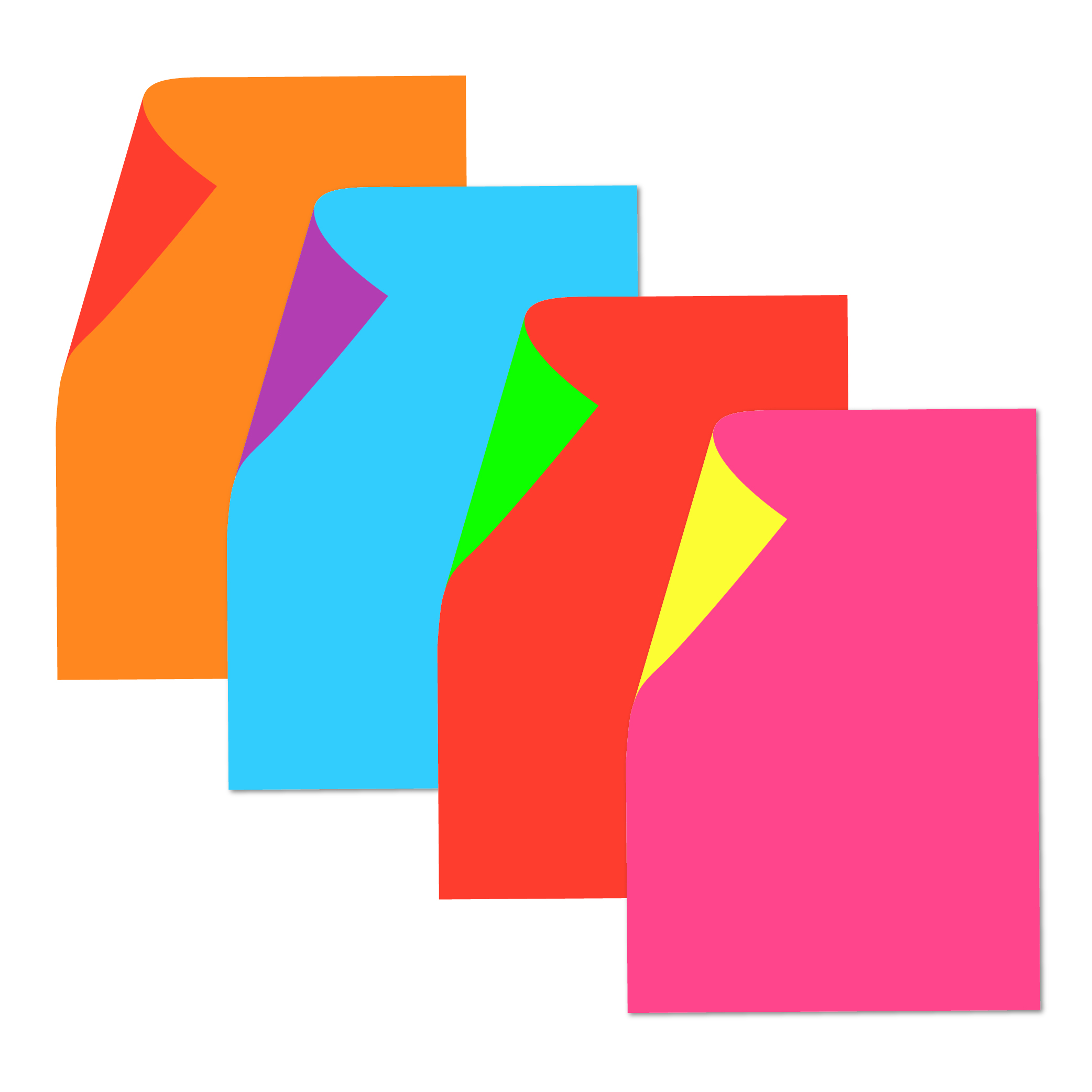 C2S Neon Poster Board in 8 Assorted Neon Colors, Graphic Arts Quality