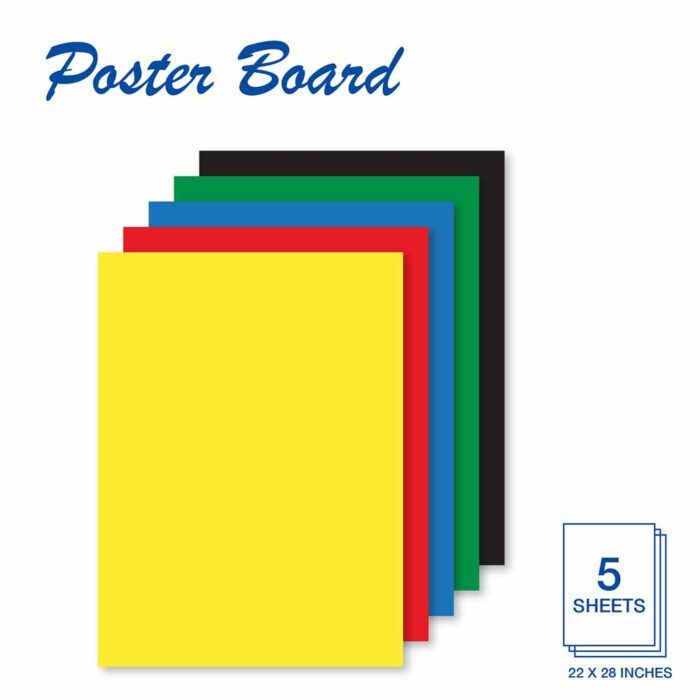 Primary Colors Heavyweight Poster Board 22"x28"| TheRoyalStore