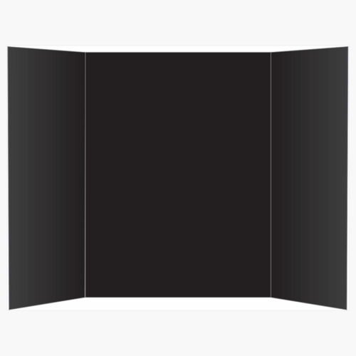 Tri-Fold Project Board Black | TheRoyalStore