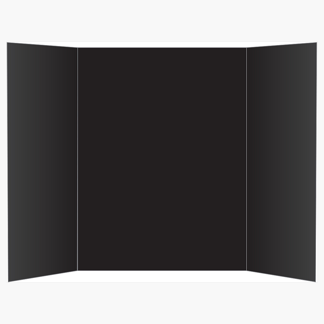 White White Tri Fold Project Board 36 x48 Royal Brites