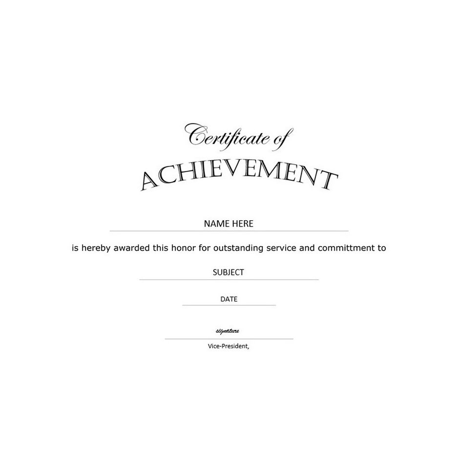 Certificate Of Achievement Landscape Template TheRoyalStore certificate-of-achievement-landscape-template-theroyalstore