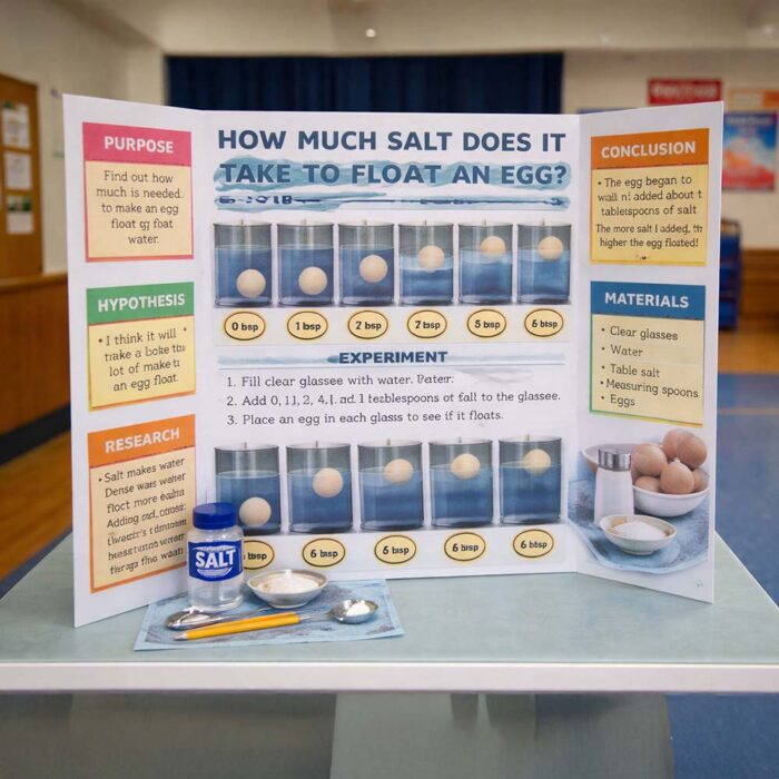 Easy Science Fair Project Ideas + Tri-Fold Board Layout | TheRoyalStore ...