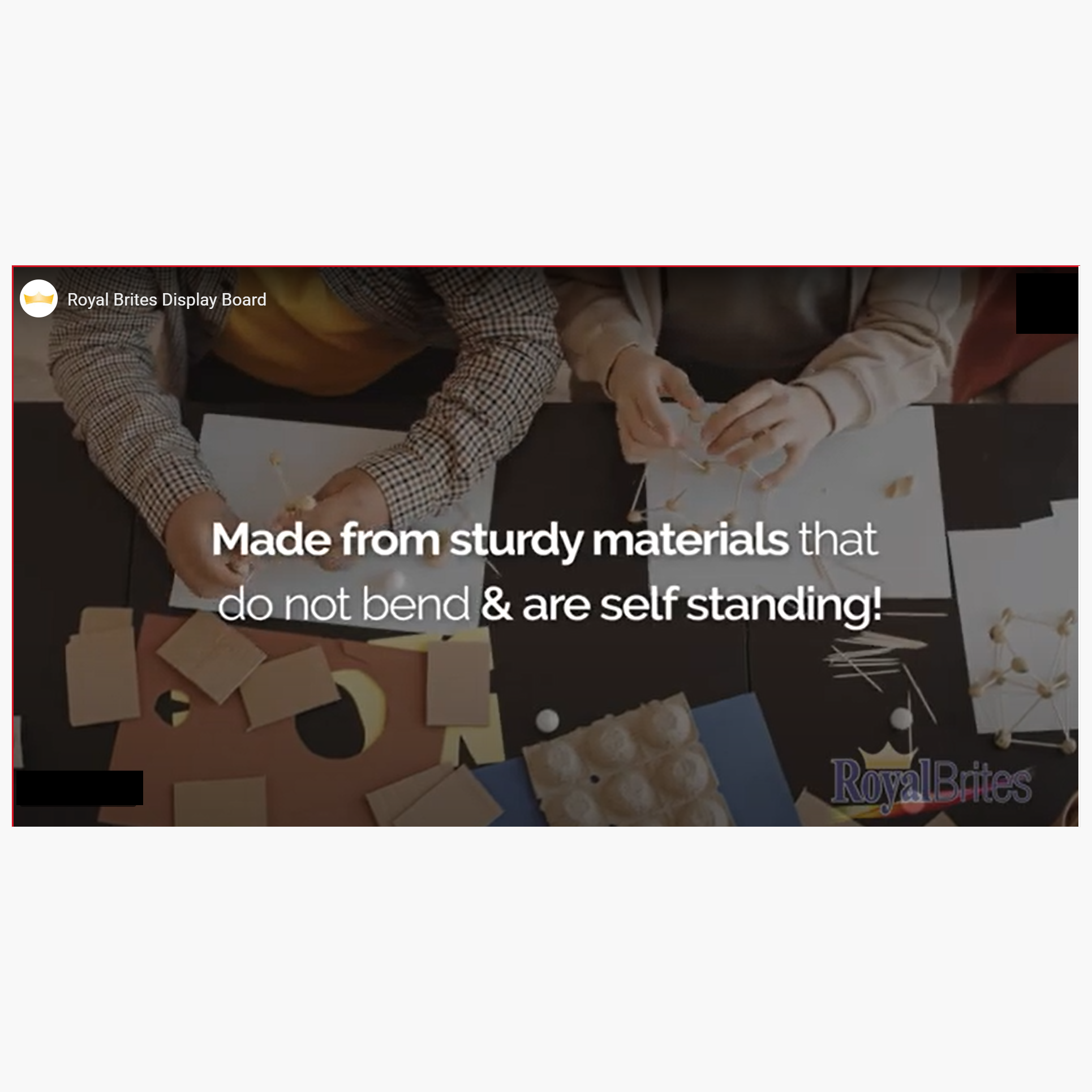 Royal Brites Display Board | TheRoyalStore