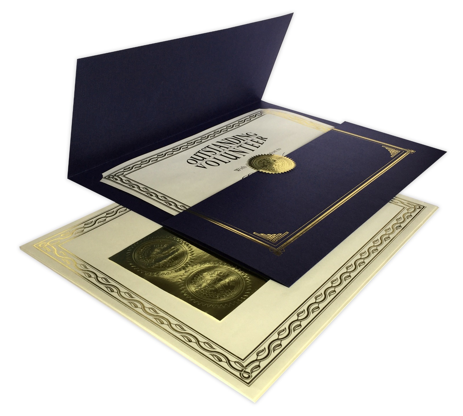 Gold Foil Certificate Seals: Elegance for Diplomas & Awards ...