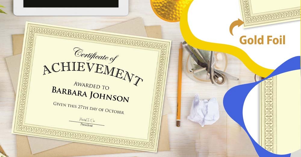 Gold Foil Diplomas: The Perfect Graduation Touch