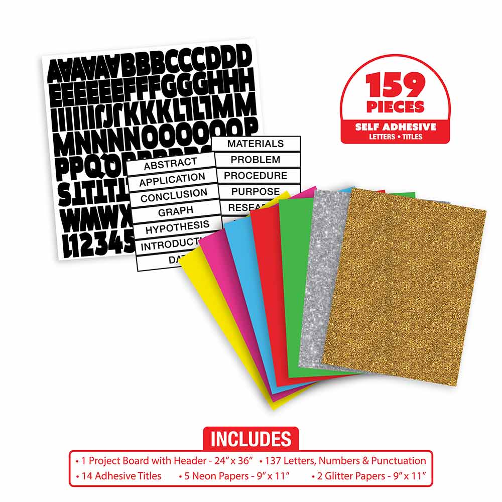 Project Board Kit With Header 36″x48″, 159 pieces by Royal Brites