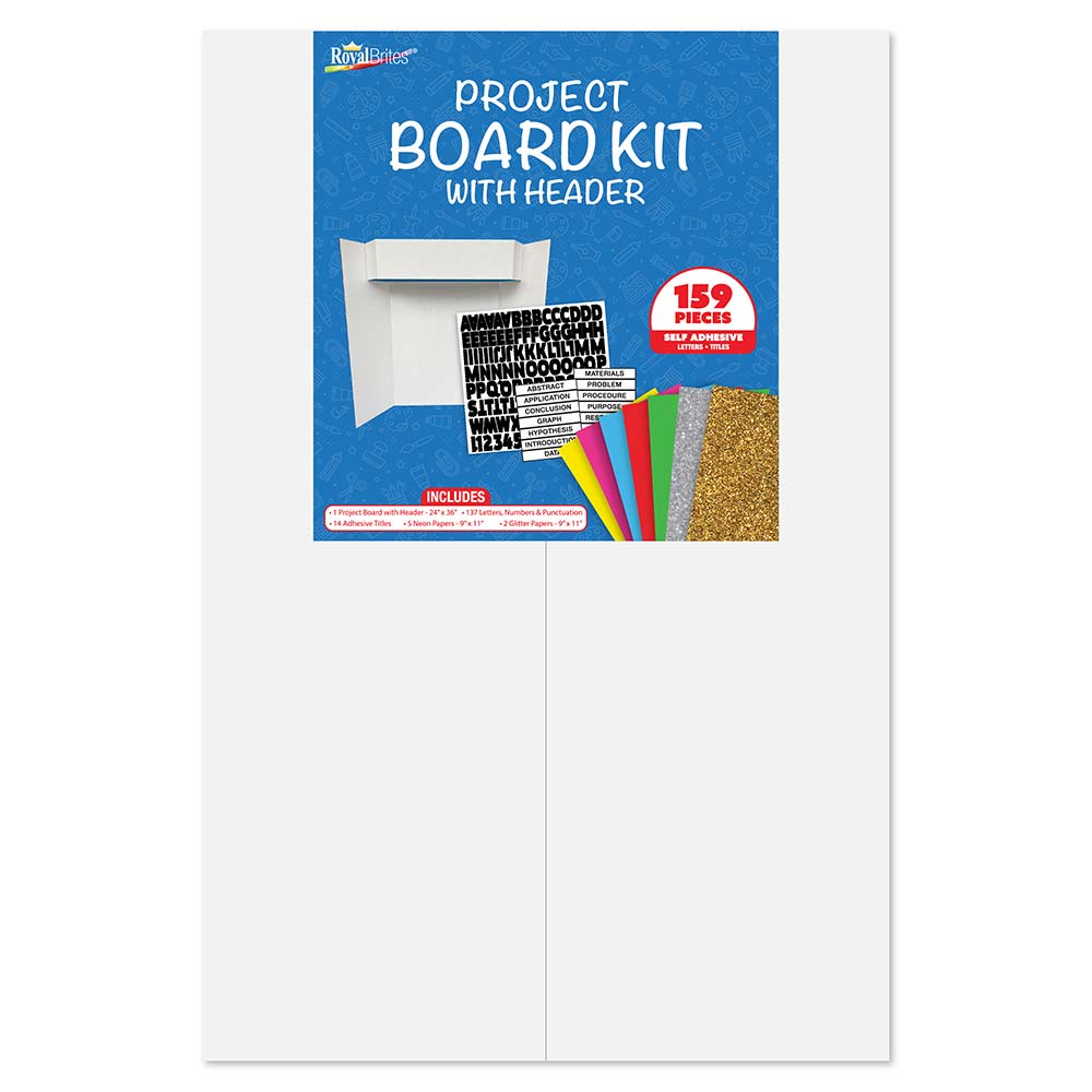 Project Board Kit With Header 36″x48″, 159 pieces by Royal Brites