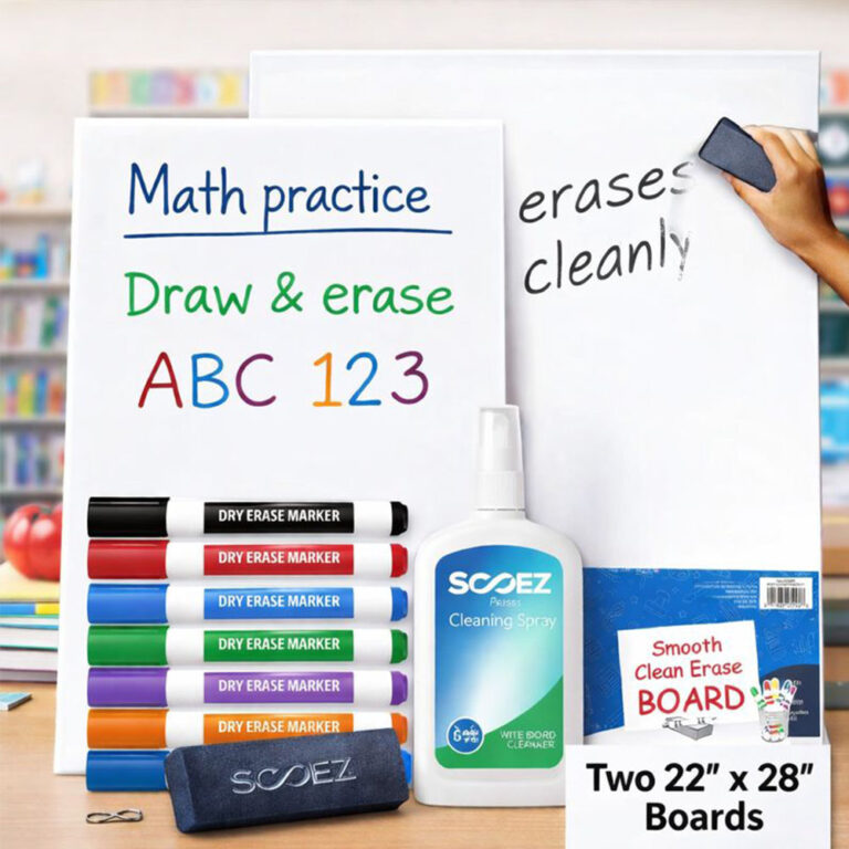 Dry Erase Poster Board ,White 2-Sided, 25/PK-Royal Brites | TheRoyalStore
